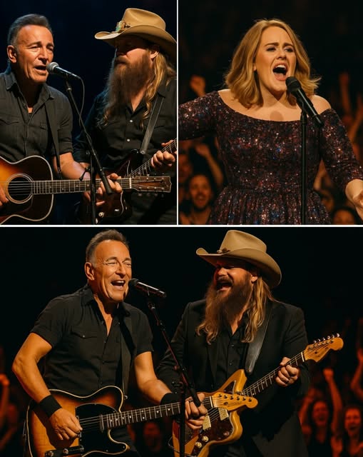 Bruce Springsteen & Chris Stapleton Stun Fans With Powerful and Emotional Cover of Adele Classic ...
