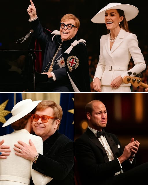 Princess Kate Joins Elton John to Serenade Prince William in a Surprise ...