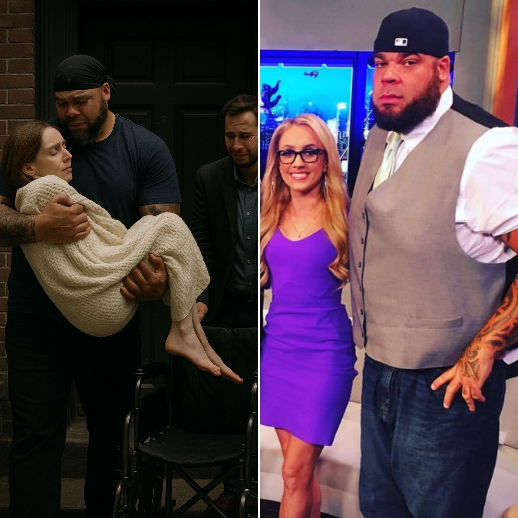 Tears Flow as Tyrus Lifts a Frail Kat Timpf Into His Arms — Emotional ...