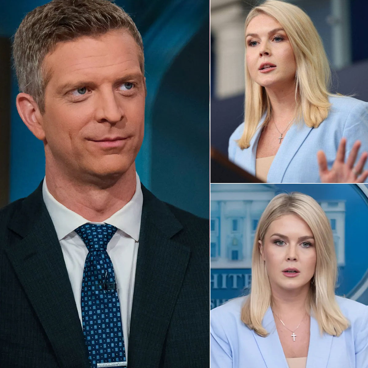 Karoline Leavitt stood at the White House podium, ready to attack a ...