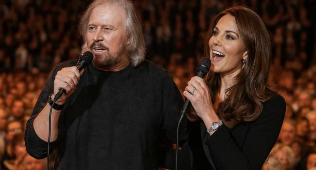 “The Royal Stage Stole the Night: Barry Gibb’s Stunning Surprise Duet ...