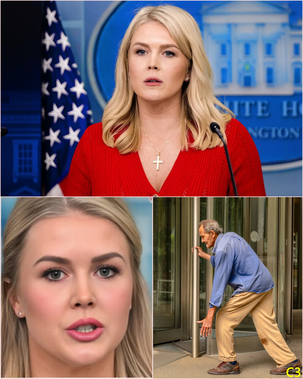 “I DIDN’T NEED TO STOP HER. I JUST NEEDED TO WAIT.” — The Man Karoline Leavitt Stepped Over Wasn ...