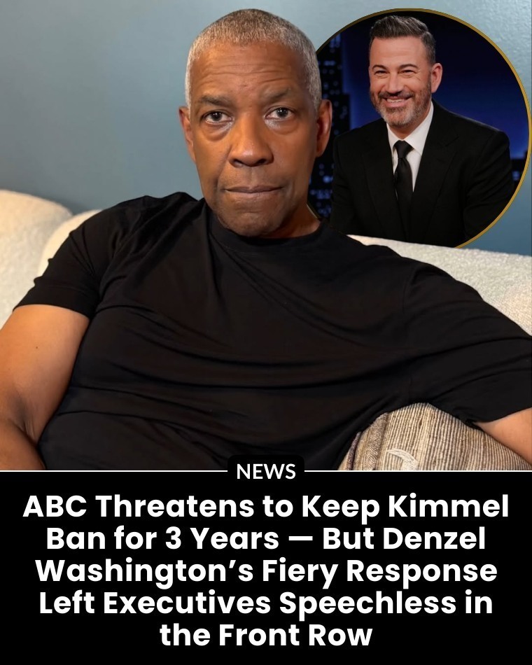 Denzel Washington’s Defiant Stand Turns ABC–Kimmel Clash Into a Battle ...
