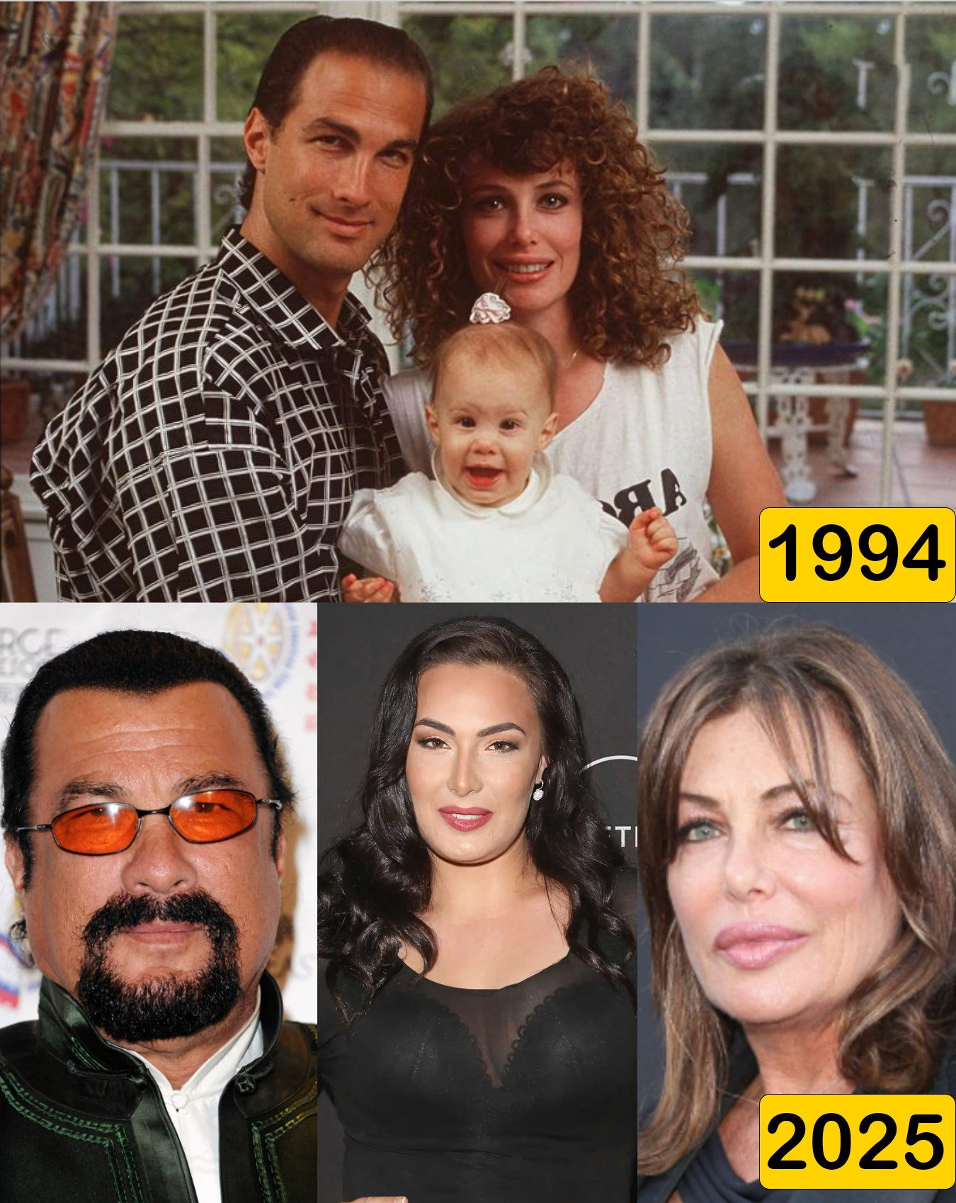 Steven Seagal & Kelly LeBrock With Their Daughter Arissa: Then & Now ...