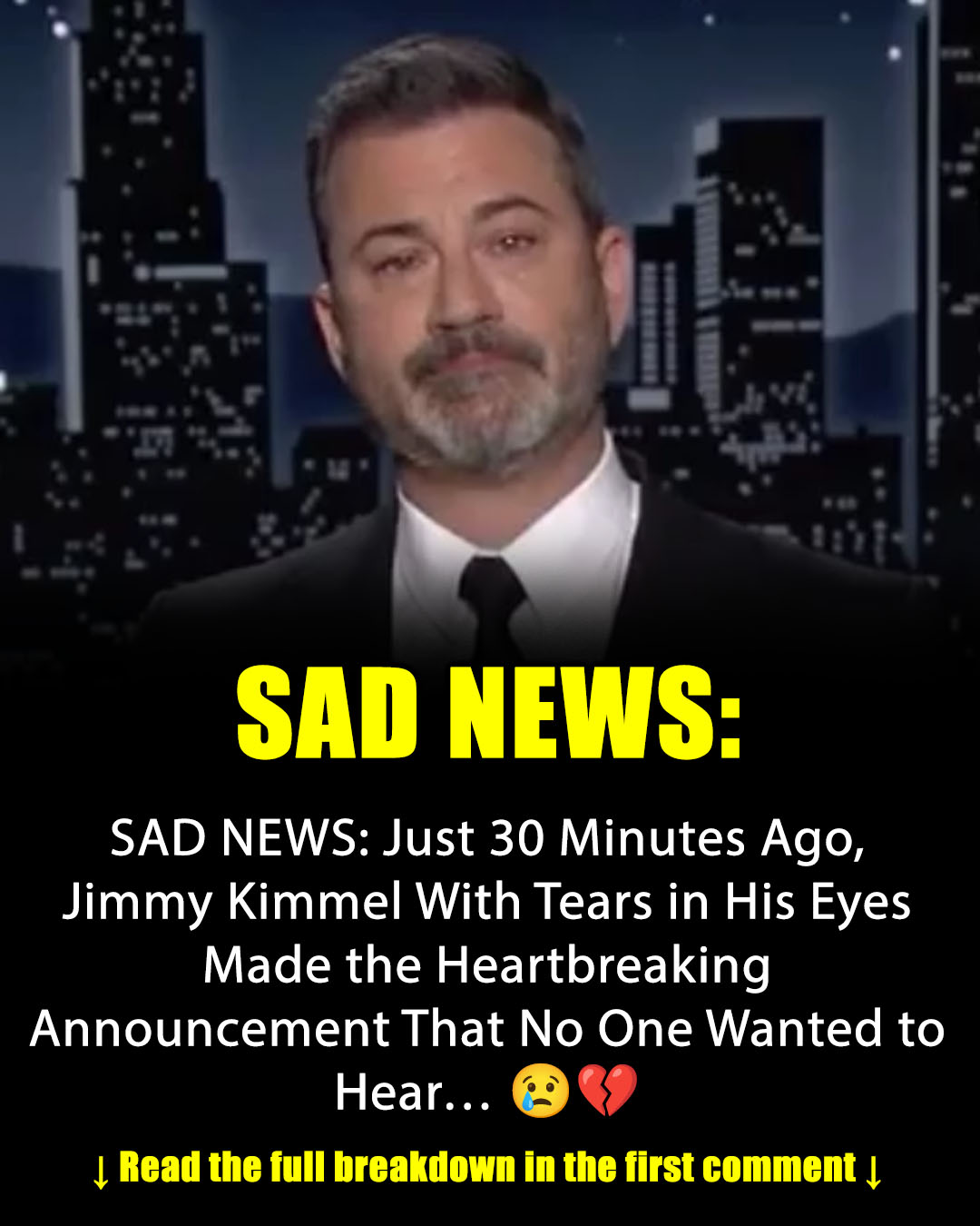 Sad News About Jimmy Kimmel – Story News