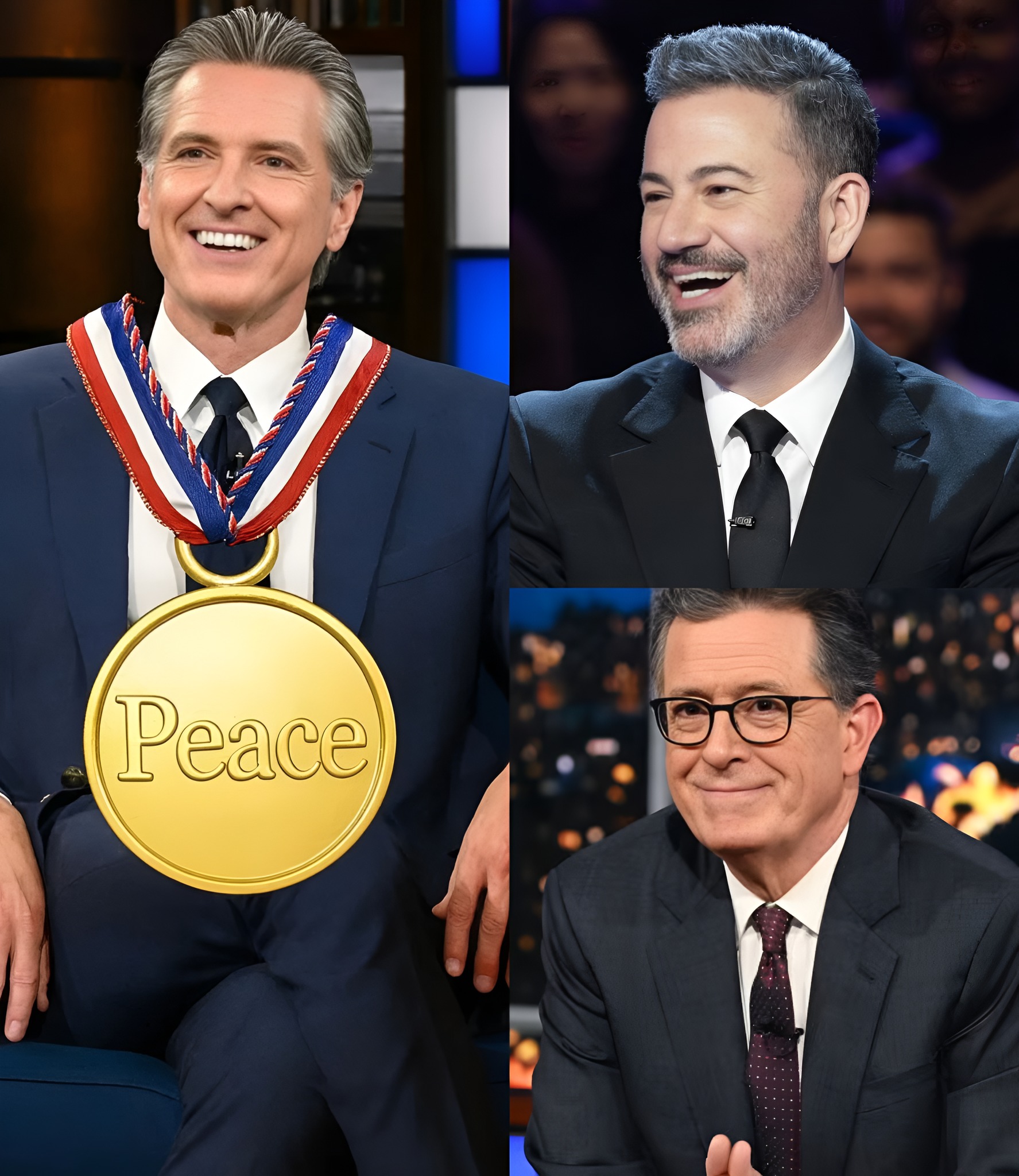 GAVIN NEWSOM STUNS STEPHEN COLBERT’S ENTIRE STUDIO AFTER REVEALING HE ...