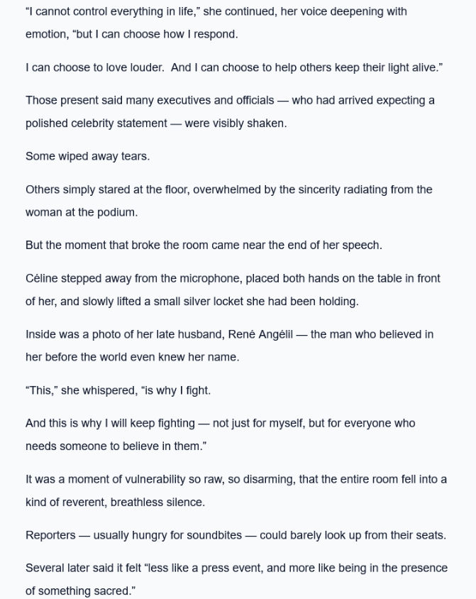 20 MINUTES AGO IN MONTREAL, CANADA, CÉLINE DION — GLOBAL MUSIC ICON AND ...